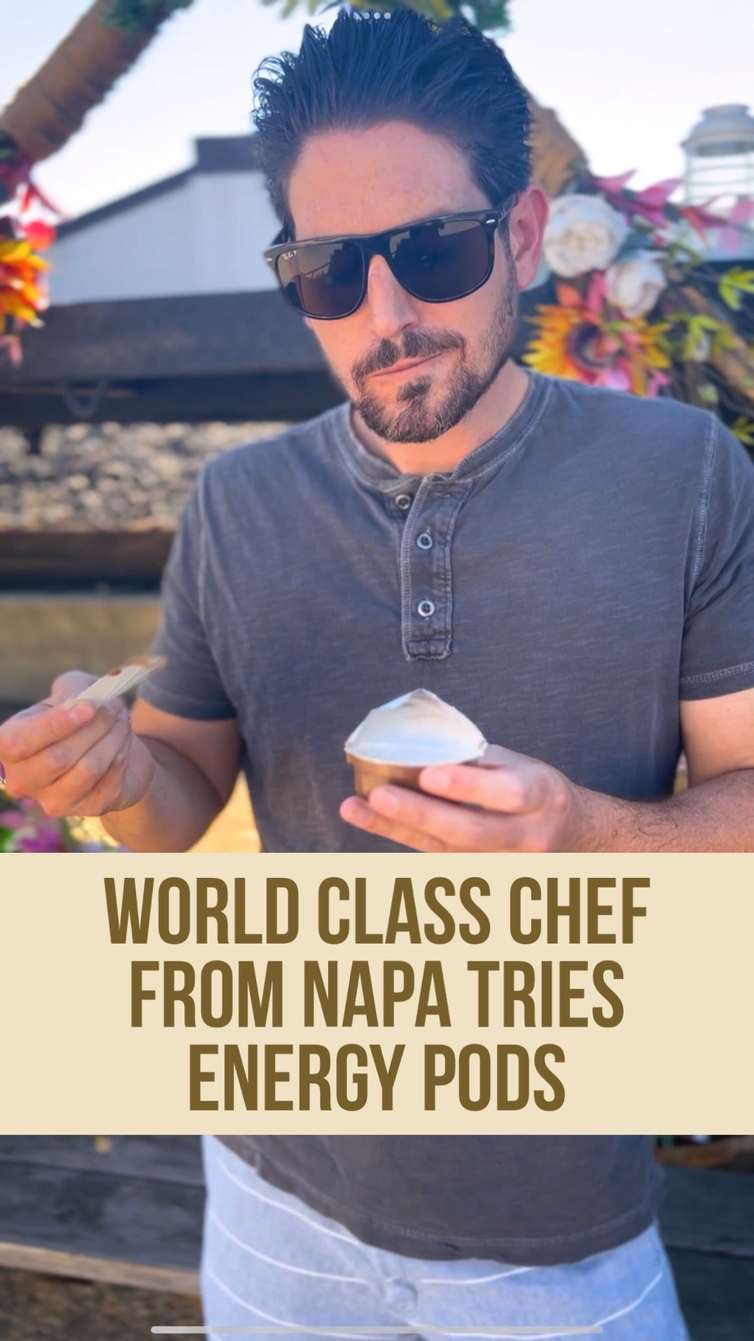 World Class Napa Chef Tries Energy Pods KG Food Company